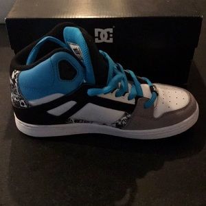 DC | Shoes | Rare Dc Rebound Black Multi High Top Sneakers | Poshmark